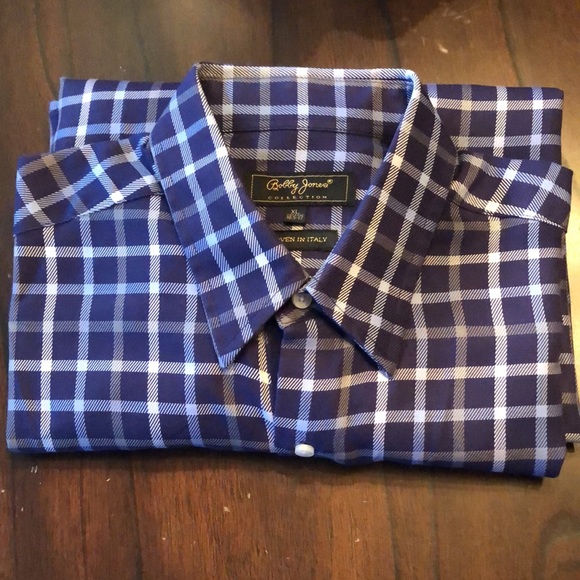 Bobby Jones | Shirts | Bobby Jones Woven In Italy Golf Theme Button ...